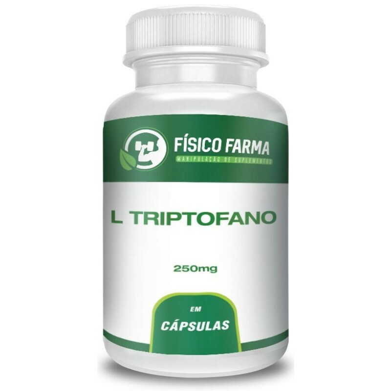 L Triptofano 250mg | Ajuda o corpo a produzir a serotonina, veja