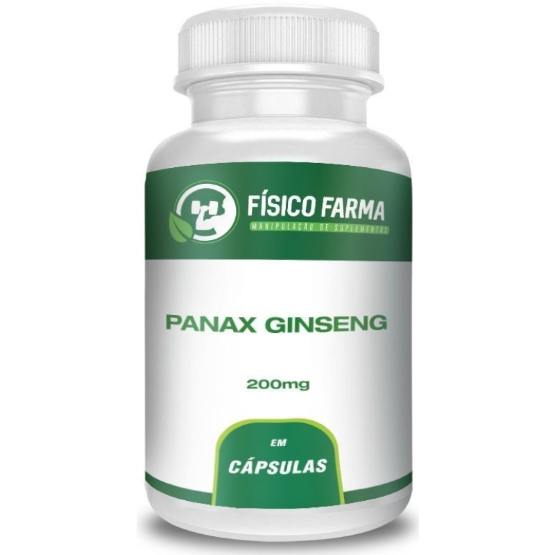 Panax Ginseng 200mg | Possui ações estimulantes e revitalizantes